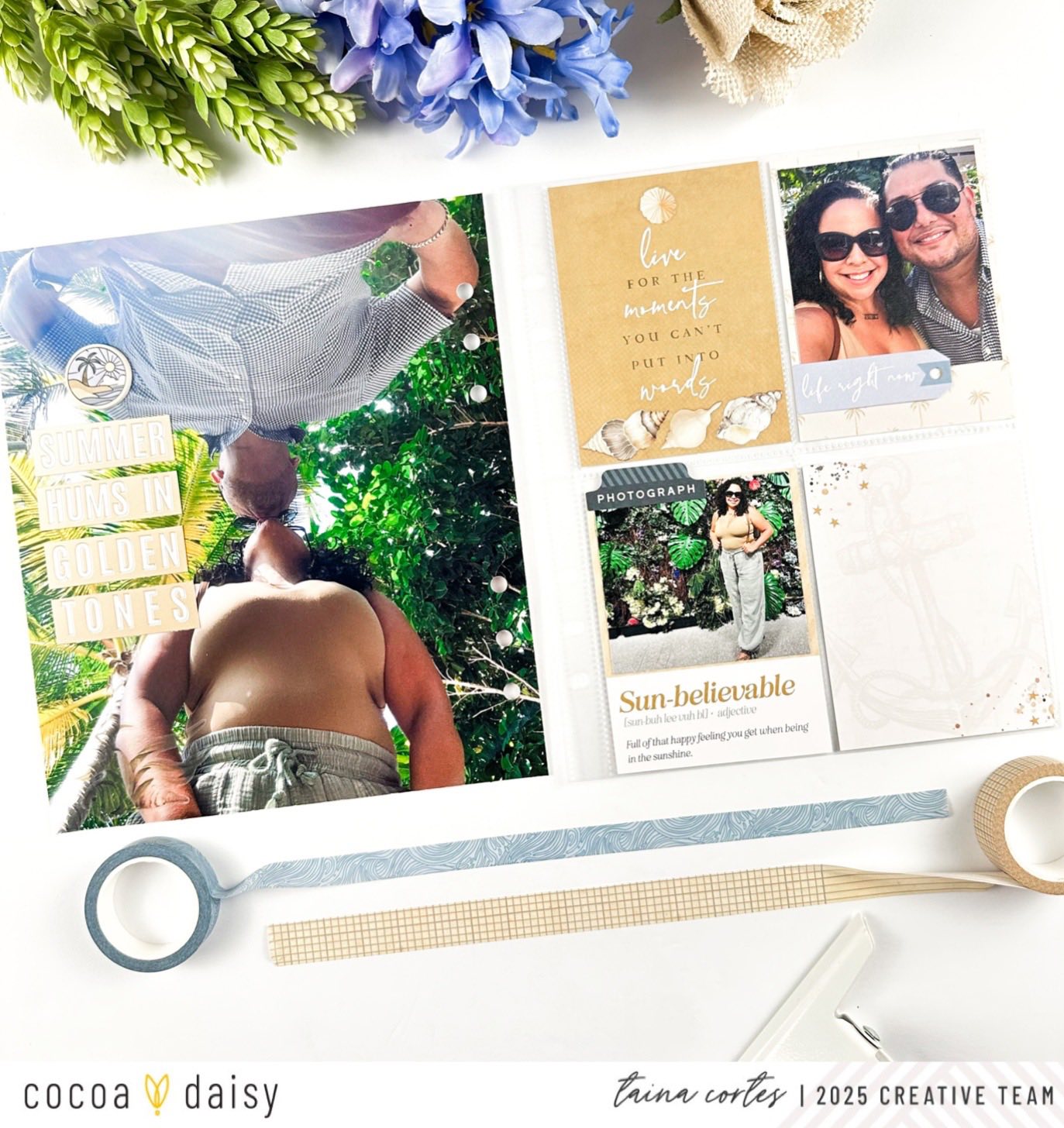 Special Summer Evenings with the Where the Sea Dreams Scrapbook Kit – Cocoa Daisy