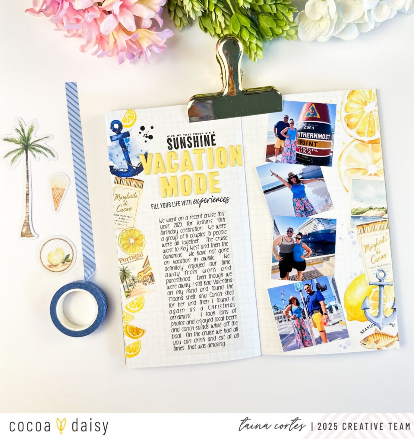 Vacation Mode in the Mediterranean Muse Simple Notebook – Cocoa Daisy