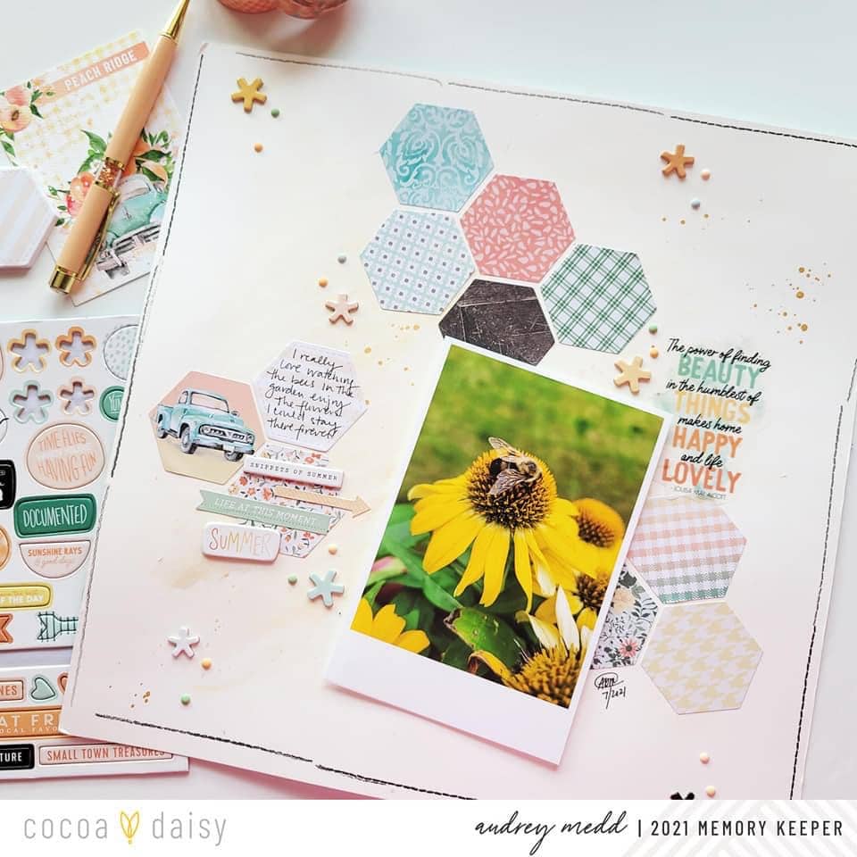 August Setups with the Peach Ridge Collection – Cocoa Daisy