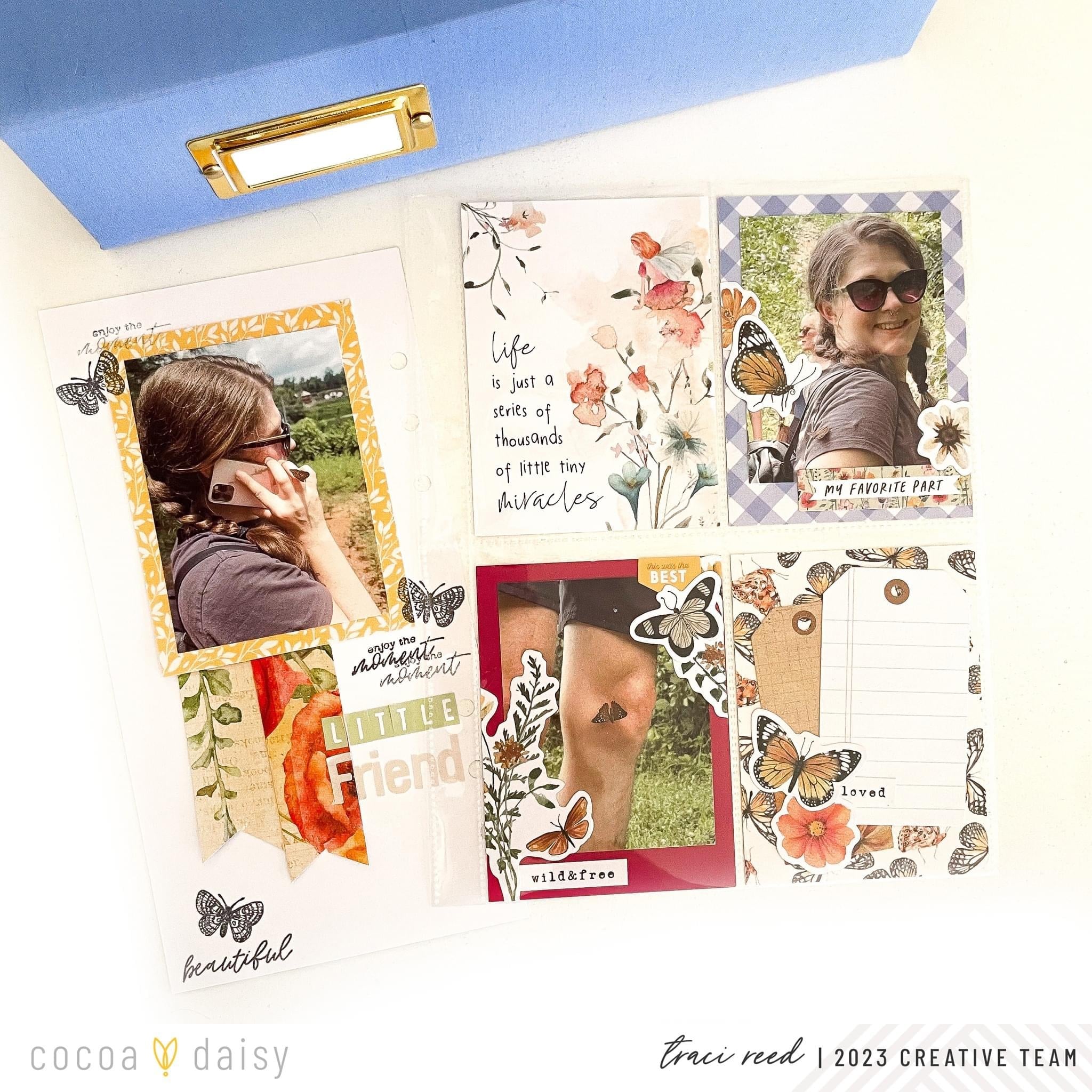 Tiny Collages in a Pocket Page Layout! – Cocoa Daisy