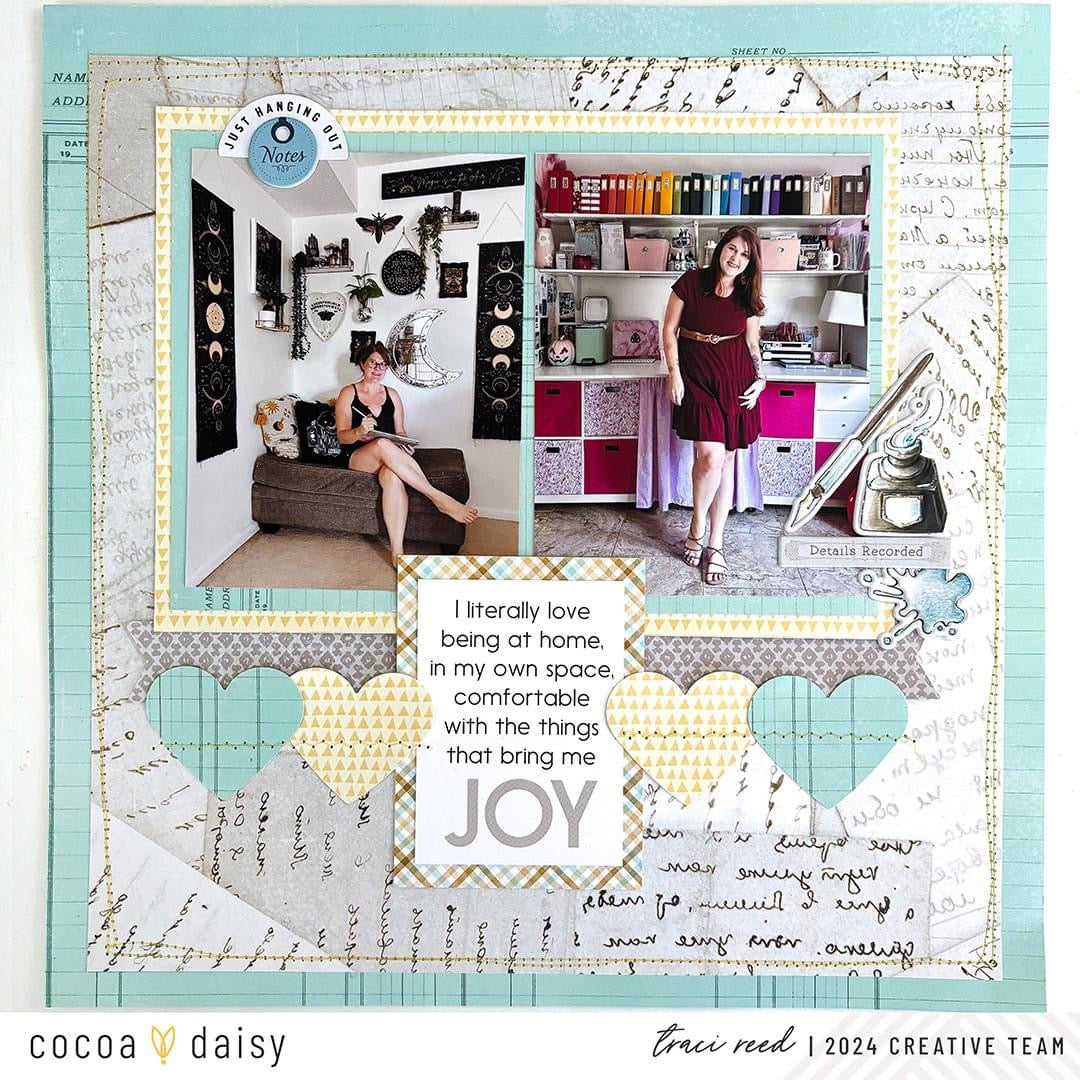 12x12 Scrapbooking with the Chapters Scrapbook Kit – Cocoa Daisy