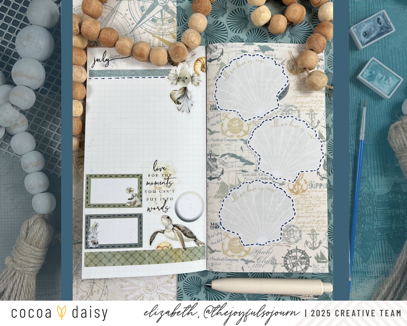 Journaling Ideas with the Where the Sea Dreams Simple Notebook – Cocoa Daisy
