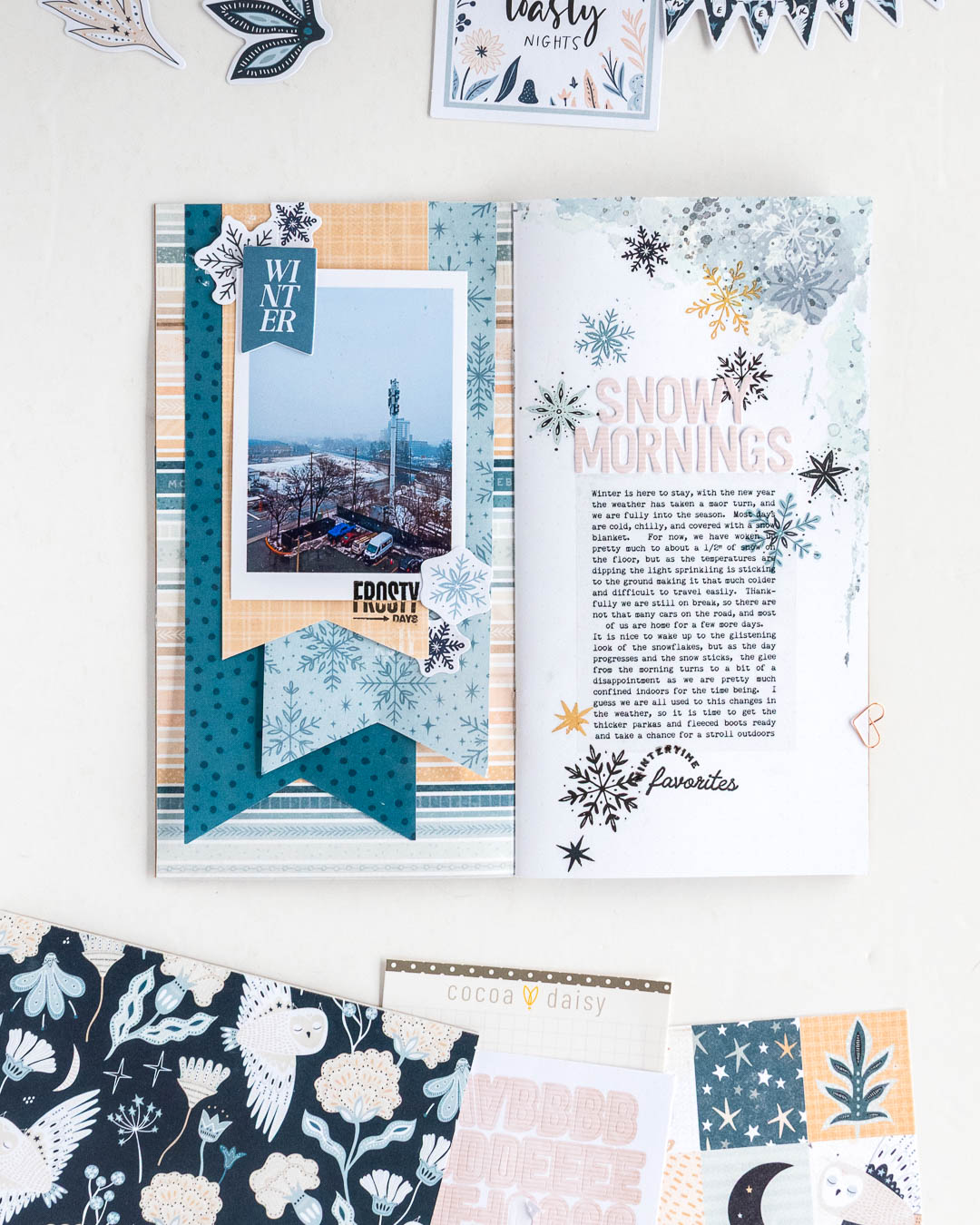 Winter Stories in the Wisdom and Wonder Simple Notebook – Cocoa Daisy