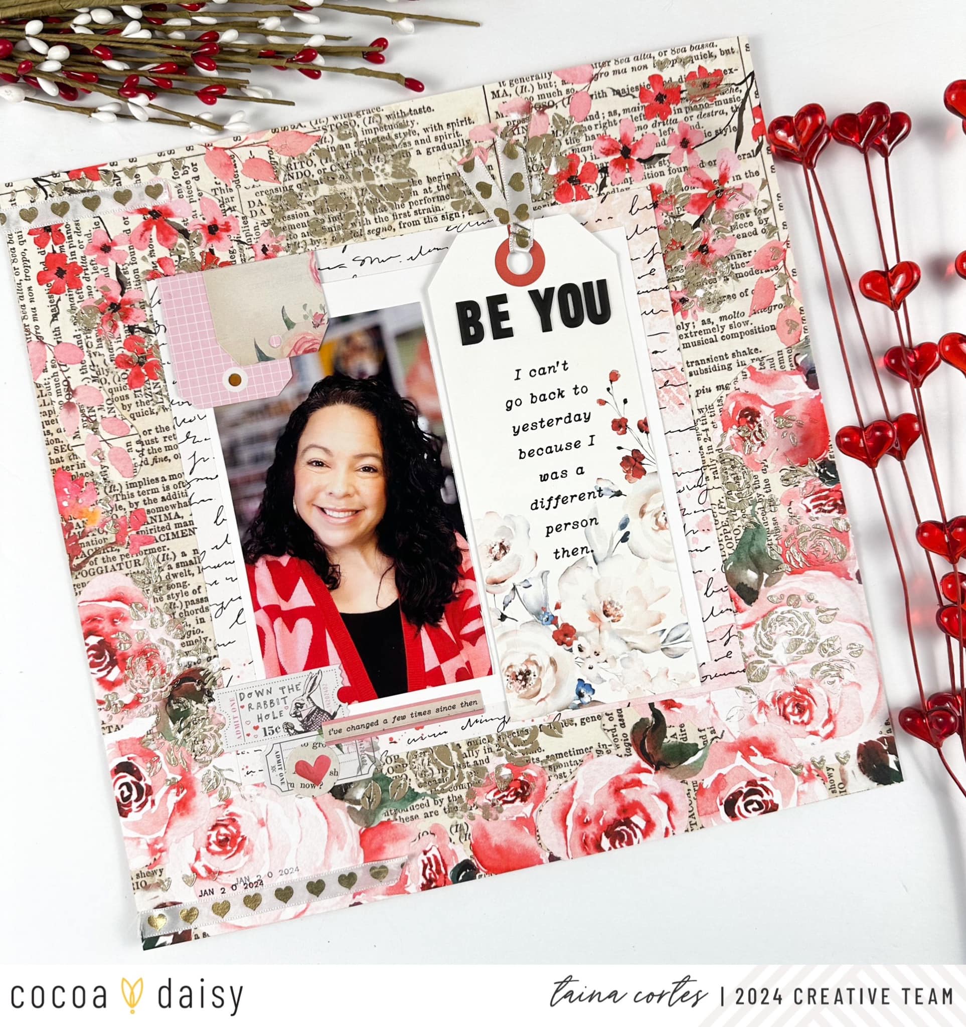 12x12 Scrapbooking with Wonderland Collection – Cocoa Daisy