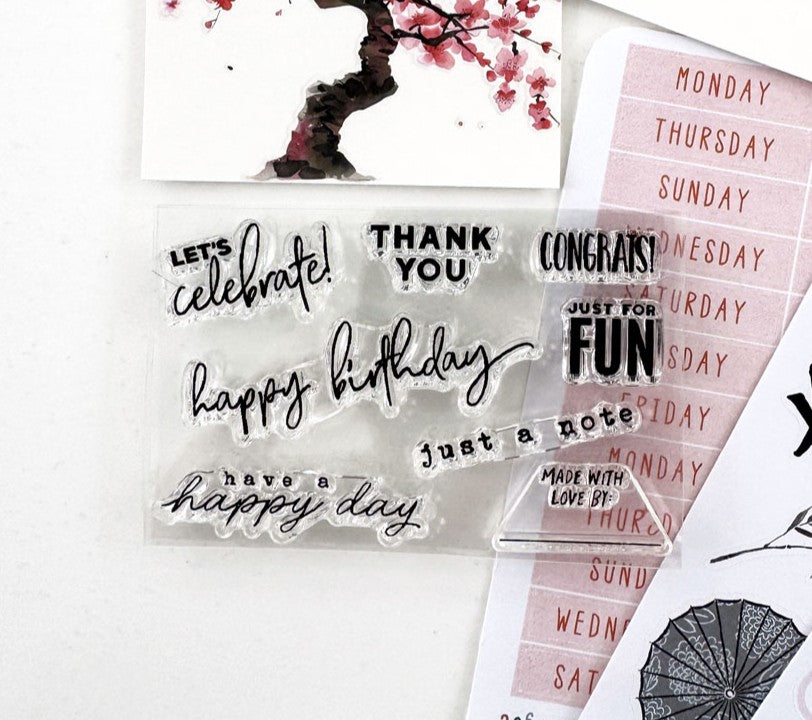 Serenity "Card Sentiments" Stamp Set From The Creative Kit - April 202 ...